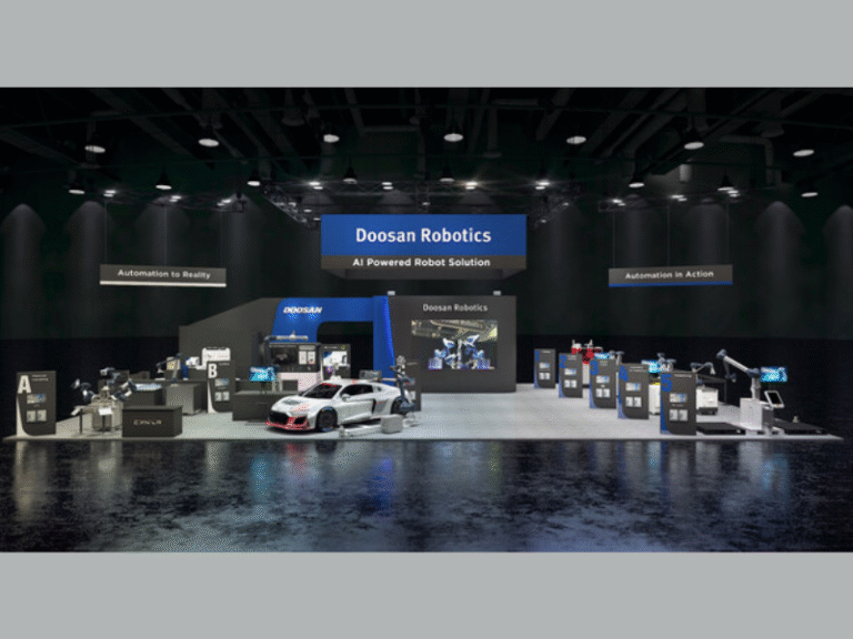 Doosan Robotics presents its “AI robotics solution” at automatica 2025 ...